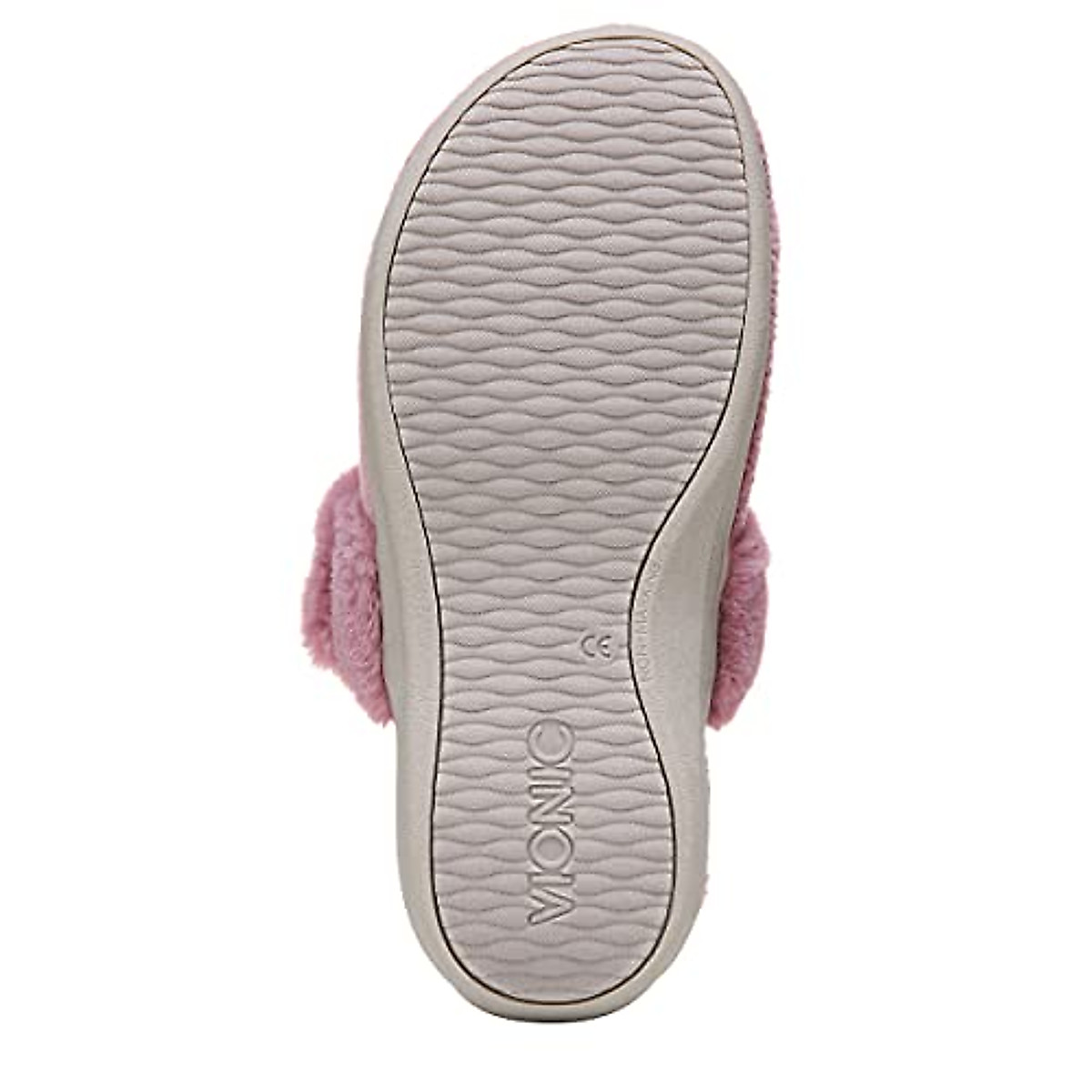 Vionic Adjustable Slipper With Orthotic Arch Support - Dusky Orchid - 7 Medium