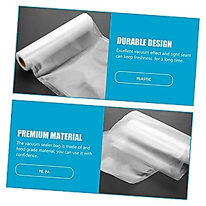 BESTonZON 6 Rolls Vacuum Storage Bag Vaccum Sealer Bags Disposable Containers Vaccum Storage Bags Meal Prep Bag Food Sealer Pastry Seal Bags Kitchcen Gadget Kitchen Accessory Freezer Bags Pe