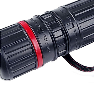 SHARROW Archery Adjustable Arrow Quivers Back Quivers Shoulder Arrow Case Carrier with Strap Pouch Holder Bag Black