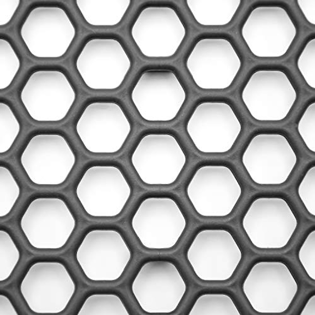 Spectrum Diversified Hexa in-Fridge Large Refrigerator Bin for Storage and Organization of Fruit Vegetables Produce and More, 15 x 6 x 4.25, Clear/Dark Gray