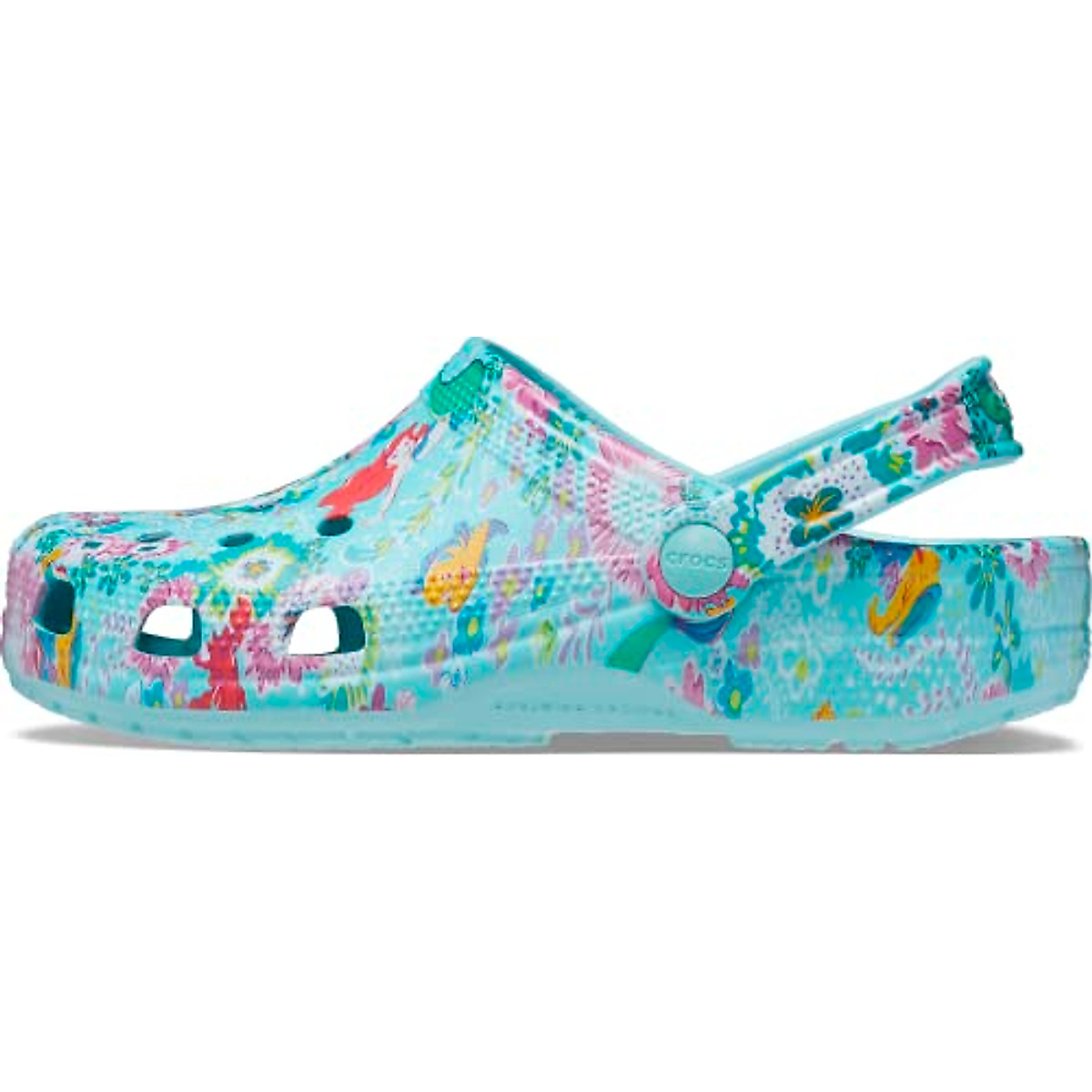 Crocs Unisex Classic Disney x Vera Bradley Little Mermaid Clogs, Pure Water, Numeric_8 US Men