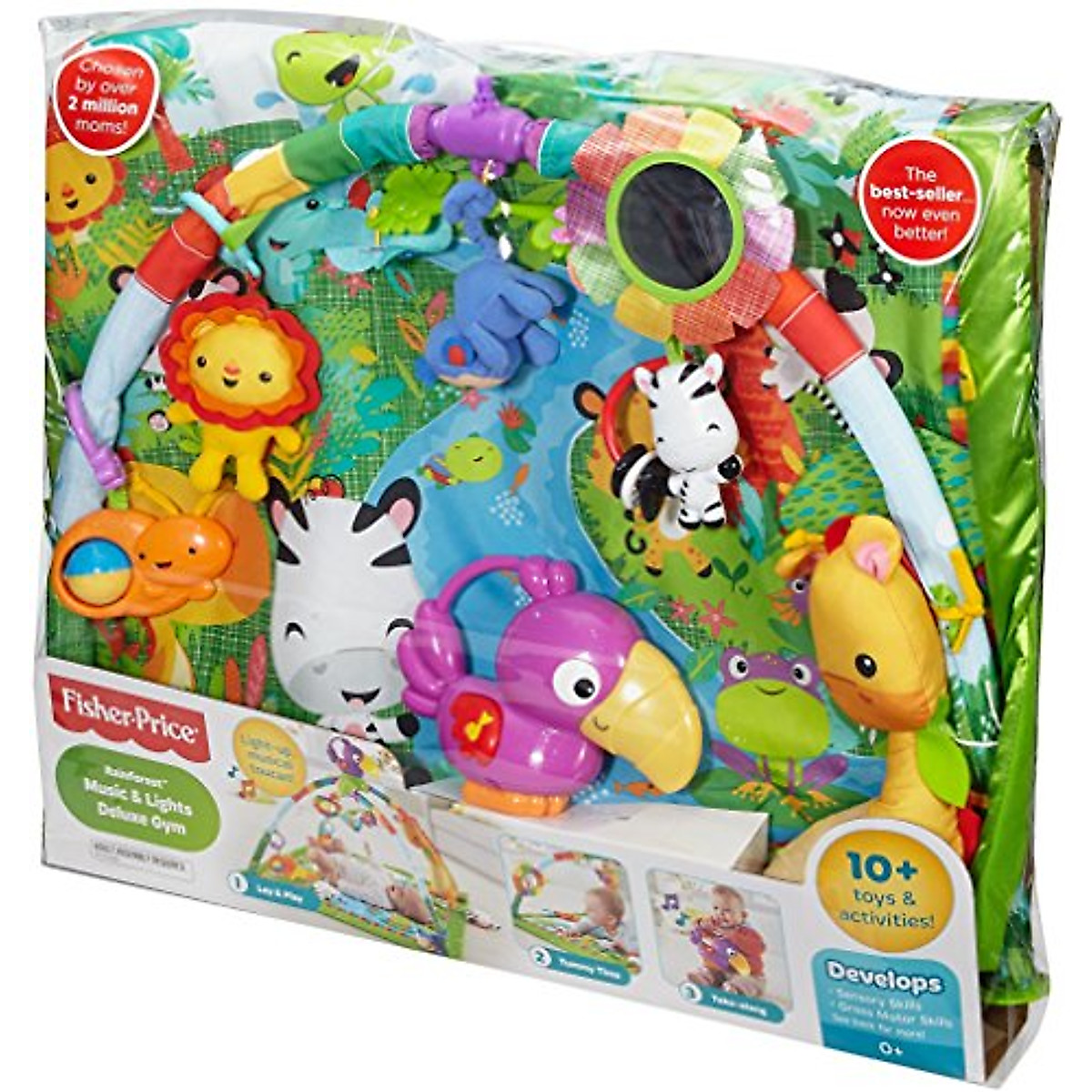 Fisher-Price Tiny Take-Alongs Gift Set, 6 Activity Toys For Baby To Rattle and Teethe