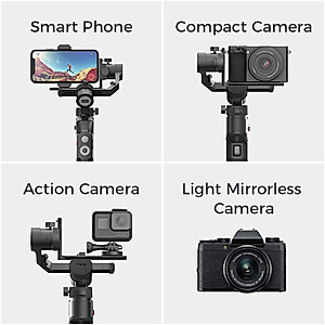 MOZA Mini P 3-Axis Gimbal, Foldable Stabilizer for Mirrorless Cameras, Action Cameras and Smartphones