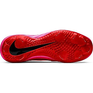 Nike Lunar Hyperdiamond 3 Pro White/Bright Crimson/Pink Blast Women's Softball Cleat SZ 9