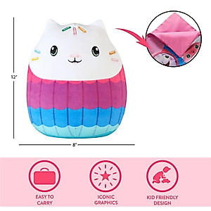 Gabbys Dollhouse 2 Piece Sleeping Slumber Bag and Squishy Pillow,54"x30",Ages 3+