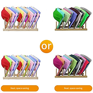 ENROSLU Hat Organizer for Baseball Caps Set of 2 | Hat Holder for up to Baseball Caps | Tabletop Hat Rack Stand Hat Storage Display Baseball Cap Organizer for Desk Closet Shelf Dresser(patents)