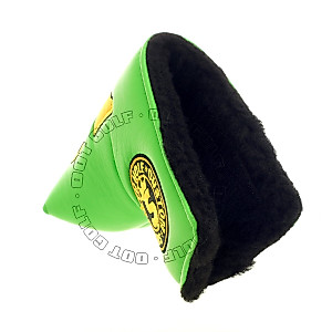Golf Headcover for Blade Mid-size Mallet Putter, Cash Is King, Green