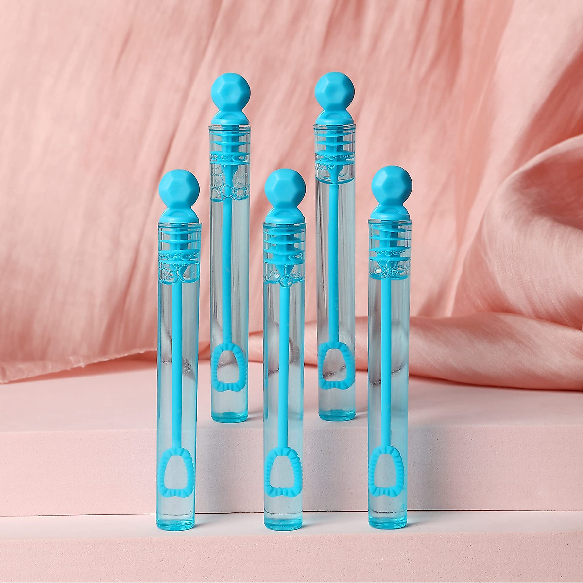 BOHIYAHOO Party Favors Mini Bubble Wands Tube Bulk Toys 32piece 8colour Themed Birthday Wedding Bath Time Summer Best Gift Family Outdoor Use Safe for Boys Girls Bubble Solution Bubble Maker