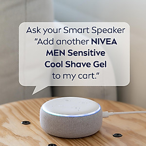 NIVEA MEN Sensitive Cooling Shave Gel with Chamomile and Seaweed Extracts, 3 Pack of 7 Oz Cans