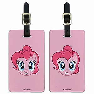 My Little Pony Pinkie Pie Face Luggage ID Tags Carry-On Cards - Set of 2