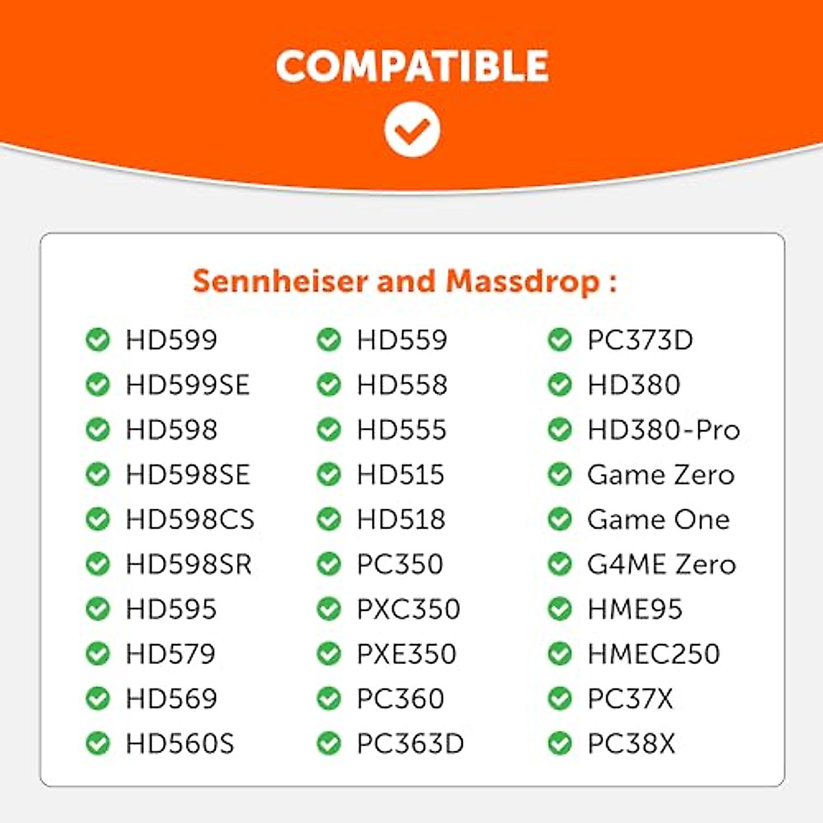 WC Freeze PC38X - Cooling Gel Earpads for Sennheiser PC38X / PC37X / HD599 / HD598/ HD560S / Game ONE & More, Made by Wicked Cushions - Elevate Comfort, Durability, & Sound | Black