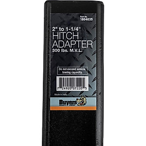 Buyers Products 1804035 2" to 1-1/4" Hitch Adapter