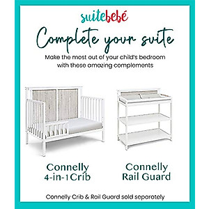Suite Bebe Connelly Crib to Full Bed Conversion Kit Only, Adjustable in White - Quick Ship, Full Size Bed