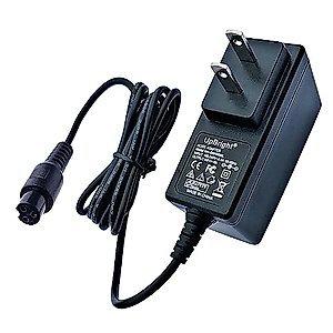 UpBright 3-Prong 24V AC/DC Adapter Compatible with Razor Power Core E195 PowerCore E 195 Sealed Lead-acid SLA Battery 24 Volt 150W Kids Electric Hub Motor Scooter 13112169 082-07-6846 Supply Charger