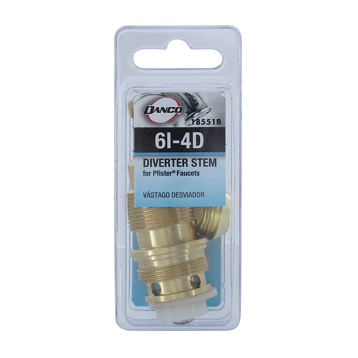 Danco 18551B Faucet Stem, No Size, Brass