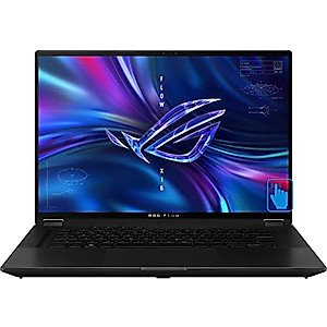 ASUS ROG Flow X16 GV601 Gaming & Entertainment Laptop (AMD Ryzen 9 6900HS 8-Core, 64GB DDR5 4800MHz RAM, 2TB PCIe SSD, GeForce RTX 3060, 16.0" 165Hz Touch Win 11 Pro) with DV4K Dock