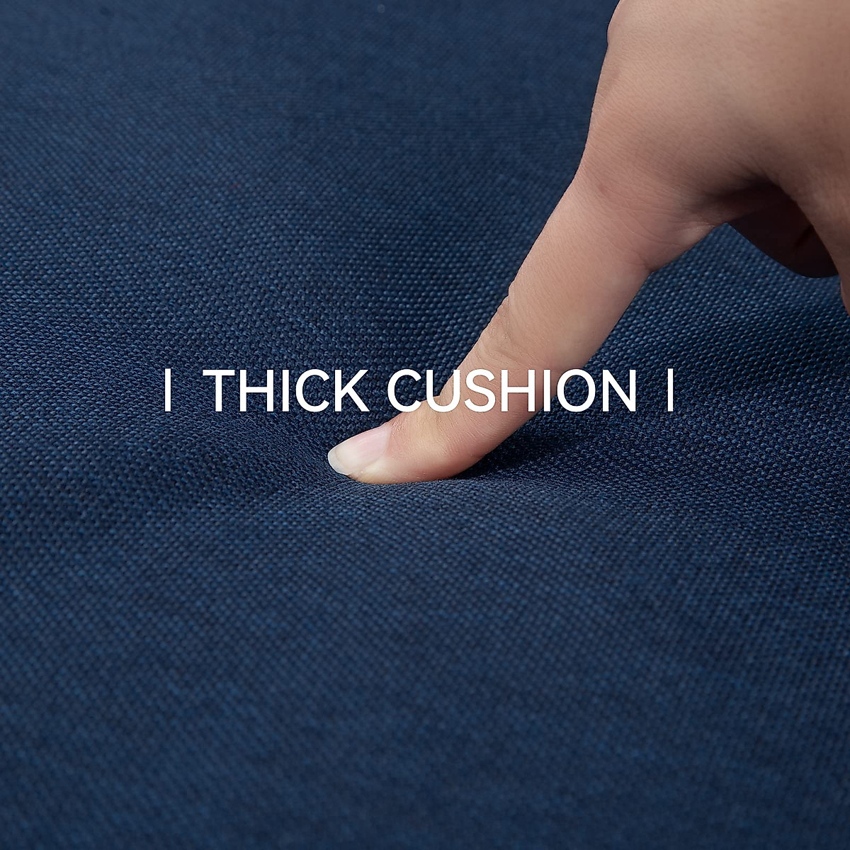 MeetLeisure Outdoor Swivel Rocker Wicker Chair, High Back Swivel Patio Chairs Wicker Furniture, 1PC Rattan Swivel Rocking Chair with OIefin Cushions(Mixed Grey/Dark Blue)