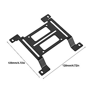 Wendry Computer Water Cooling 12cm Water Pump Bracket, Metal Arched Bracket, Pump Mounting Bracket for 120mm Radiators