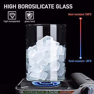 Glass Storage Jars with Airtight Bamboo Lid, Gencywe 27 OZ Glass Food Storage Jar with Labels, Airtight Glass Canisters, Clear Kitchen Container for Candy, Cookie, Rice, Coffee Beans, Snacks, Spices