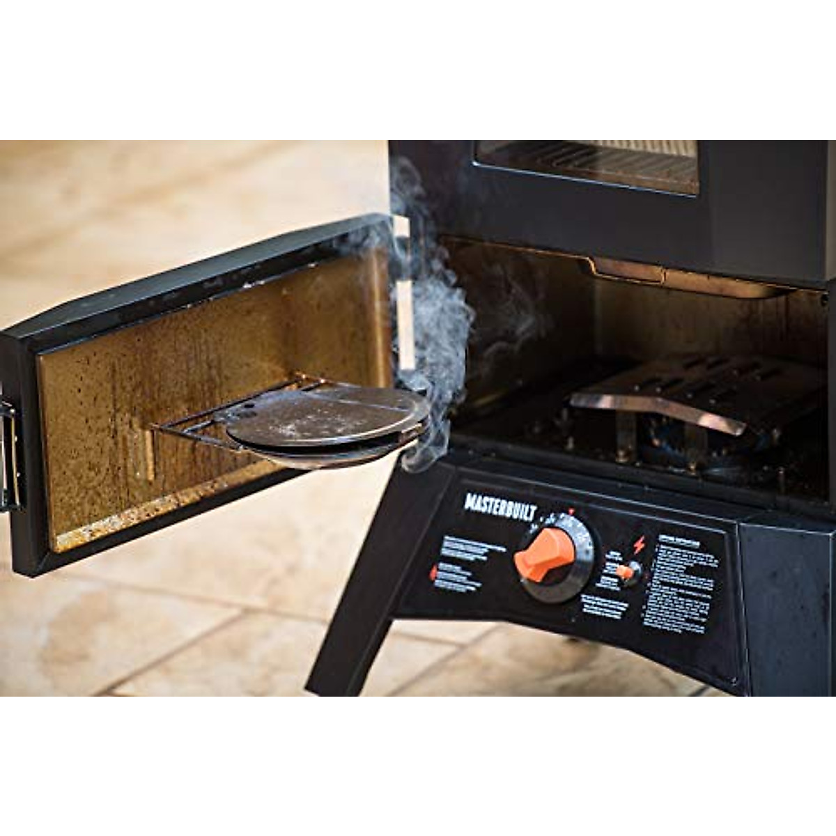 Masterbuilt MB20051316 Propane Smoker with Thermostat Control, 40 inch, Black