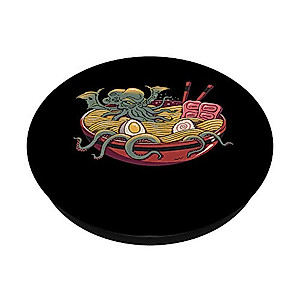 Ramen Cthulhu PopSockets PopGrip: Swappable Grip for Phones & Tablets