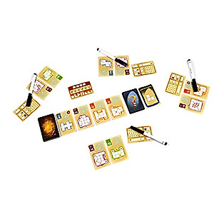Pandasaurus Games Silver and Gold Card Game | Flip and Write Strategy Game | Fun Treasure Hunt Adventure Game for Adults and Kids | Ages 8+ | 2-4 Players | Average Playtime 20 Minutes | Made