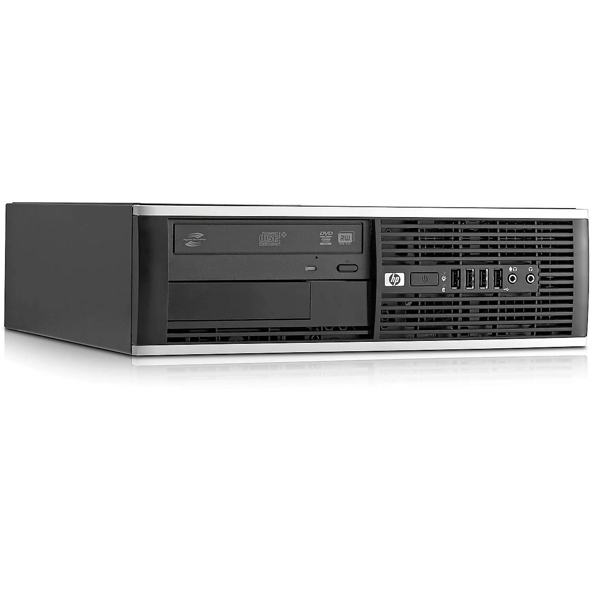 HP EliteDesk 6300 SFF, i5, 8GB, 256GB SSD, Win 10, 2 24" Monitor, Wireless Keyboard WiFi (Renewed)