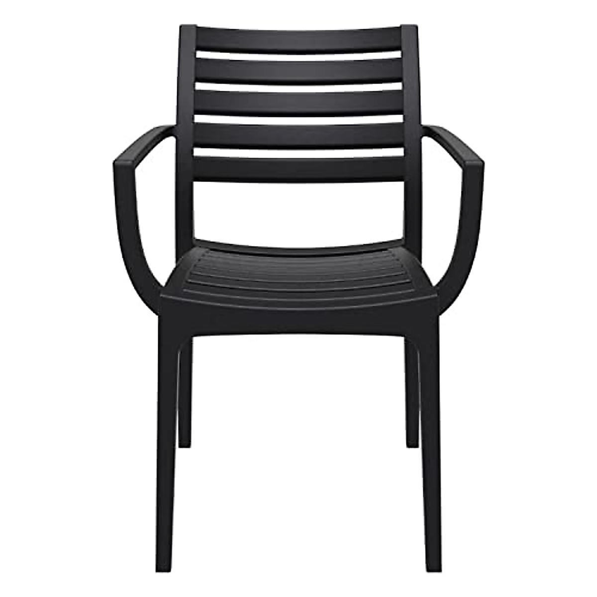 Artemis Resin Arm Chair Black