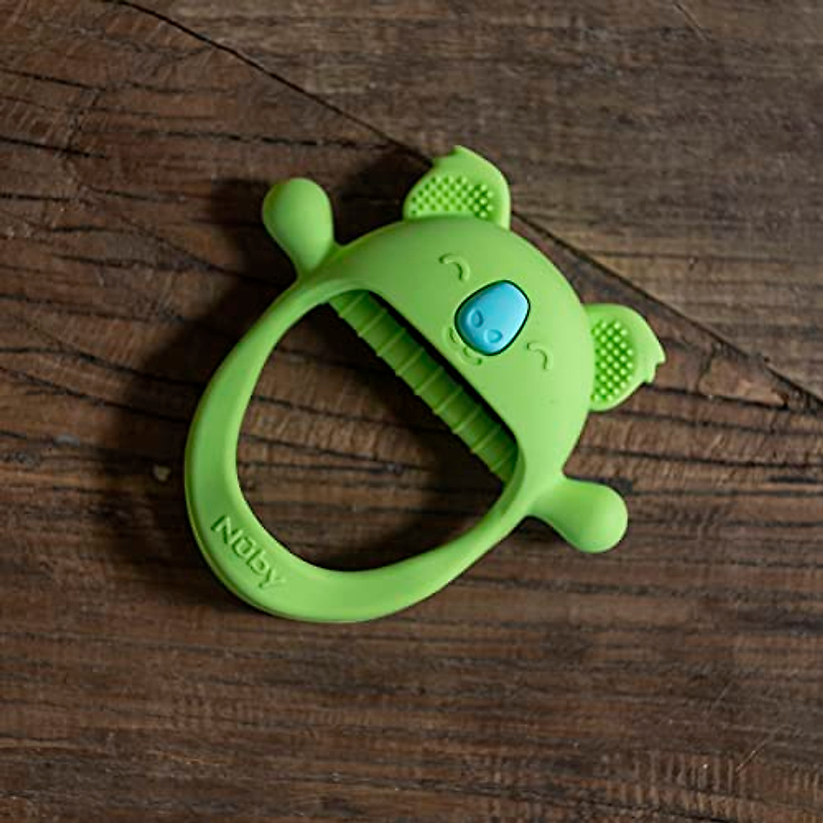 Nuby Silicone Wrist Teething Mitten - Teether Ring - 3+ Months - Koala