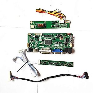 U/R for B141XG03 V2 14.1" 1024 * 768 LVDS 20-Pin CCFL M.NT68676 Screen Drive Controller Board LCD Panel Monitor HDMI+VGA+DVI DIY kit (B141XG03 V2)