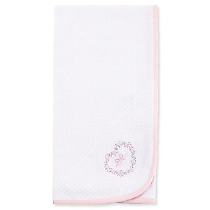 Little Me Unisex Baby Swaddling Receiving Blankets, Light Pink, One Size