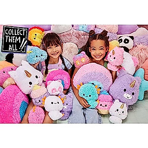 Fluffie Stuffiez Ice Cream Large Collectible Feature Plush 11" - Surprise Reveal Unboxing with Huggable ASMR Fidget DIY Fur Pulling, Ultra Soft Fluff