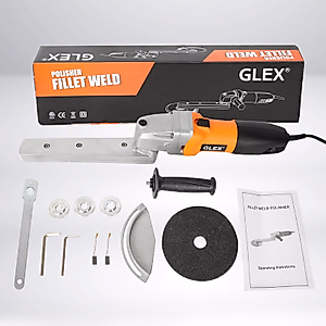 GLEX Angle Grinder Stand Tools, Extended Angle Grinder, Stainless Steel Industrial Long Arm Electric Angle Grinder, Sander, General Purpose: Grinding Wheels, Metal Cutting Blades, Flap Wheels.
