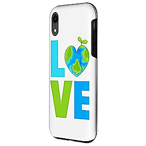 iPhone XR Environmental Science Gifts Love World Earth Day Case