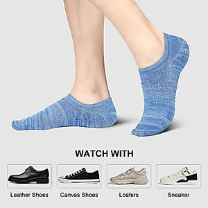 wernies No Show Men Socks, Low Cut Ankle Sock, Men Short Socks Casual Cotton Socks Size 11-13
