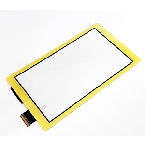 TheCoolCube Touch Panel Digitizer Replacement Screen Glass Compatible with Nintendo Switch Lite Console (Not Include LCD) (Yellow)