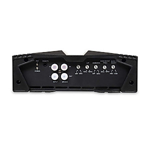 Power Acoustik OD1-5000D Car Amplifier - Overdrive Series 5000 Watts Max, 1 Ohm Stable Monoblock Amplifier, Car Stereo Mosfet Power Supply Class D Car Audio Subwoofer Amp, 0g Block