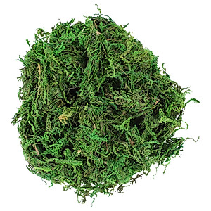 Veemoon 3 Packs of Artificial Moss Dried Moss Fake Lichen Plants for Home Fairy Garden Patio Decoration- Dark Green 60g/ Pack
