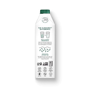 Elmhurst 1925 Milked Oats Unsweetened Oat Milk, 32 Ounce (Pack of 6)