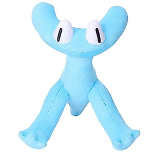 SUPGOD Cyan Rainbow Friend Chapter 2 Plush,10" Rainbow Friend Chapter 2 Plushies Stuffed Animals Doll Toys,Kids Game Fans Birthday Party Favor Preferred Gift for Holidays,Birthdays