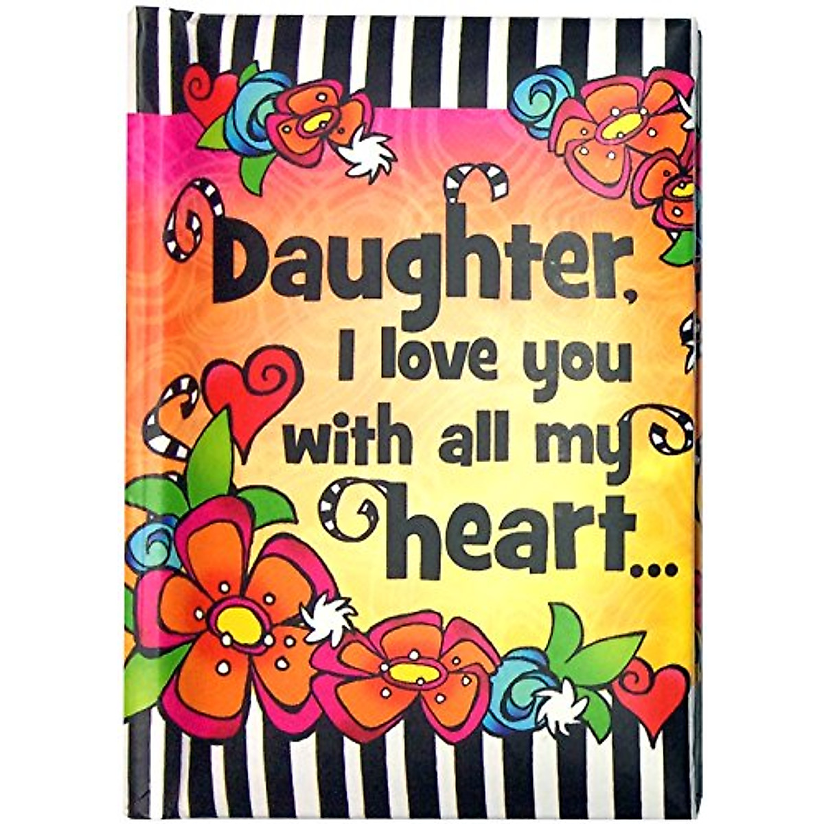 Blue Mountain Arts Mini Book (Daughter, I love you with all my heart)— Birthday Gift, Graduation Gift, Stocking Stuffer, or Thinking of You Gift from Mom or Dad, by Suzy Toronto, 4 x 3