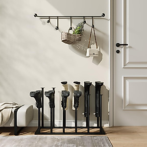 Yumark Boot Rack Boot Organizer for Tall Boots Entryway Boot Rack Boot Storage for 6 Pairs Hallway Boot Storage Rain Boot Shelf Free Standing Boot Holder for Cowboy Boot