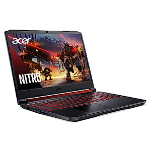Acer Nitro 5 Gaming Laptop, 9th Gen Intel Core i5-9300H, NVIDIA GeForce GTX 1650, 15.6" Full HD IPS Display, 8GB DDR4, 256GB NVMe SSD, Wi-Fi 6, Backlit Keyboard, Alexa Built-in, AN515-54-5812