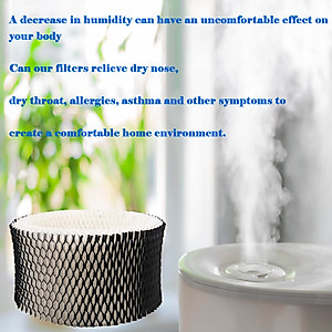 LuckySlycyc HWF62 Humidifier Filter Replacement, Compatible with for HWF62 HWF62CS HWF62D SF212, Fits Sunbeam Humidifier Models SCM1100, SCM1701, SCM1702, SCM1762(4 Pcs)