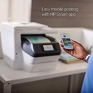 HP OfficeJet Pro 8740 All-in-One Wireless Printer, HP Instant Ink or Amazon Dash replenishment ready (K7S42A)