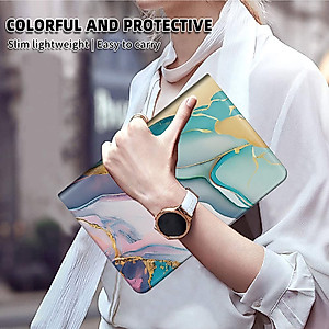 Galaxy Tab A8 10.5 Case 2022/2023 with 360 Degree Rotating Swivel Kickstand Marble Design, RYUITHDJP for Samsung Tab A8 Tablet Case 10.5 Auto Wake Sleep Cover