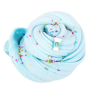 Sky Blue Cloud Slime, Girls and Boys Scented Slime Stress Relief Toy, Super Soft and Non-Sticky, for Party Favors, Birthday Gifts, School Education(7oz 200ml)