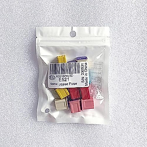 Gebildet 12pcs 12V-24V Automotive Low Profile Jcase Box Shaped Assorted Fuse for Trucks,Cars and SUV,Boat(20A/25A/30A/40A/50A/60A,Each 2pcs)