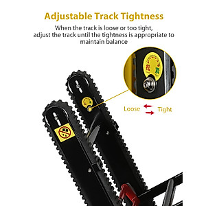 Electric Stair Climbing Hand Trucks Dolly Cart - Load 441 lb - Heavy Duty Folding Stair Climber Cart Hand Trolley - with 6 Wheels - Motor Battery Powered for Furniture Goods Moving