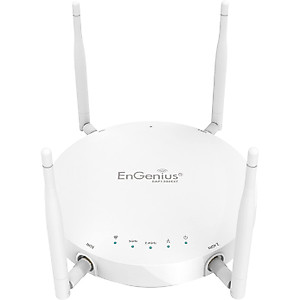 EnGenius Technologies EAP1300EXT Wi-Fi 5 (802.11ac Wave 2) 2x2 Managed Indoor Wireless Access Point Features Quad-Core Processors, MU-MIMO, High Powered 26dBm, GigaE Port (Mounting Kit Included)